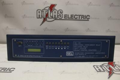 Schweitzer SEL-351 Overcurrent/Reclosing Relay 03516033554XX1 | eBay