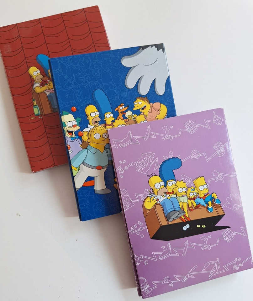 The Simpsons Complete DVD Seasons Box Sets Lot - Seasons 3 4 5 DVDs ...