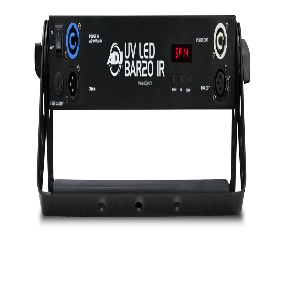 American DJ ADJ UV LED BAR20 IR DMX Ultraviolet Bar Wash Blacklight ...