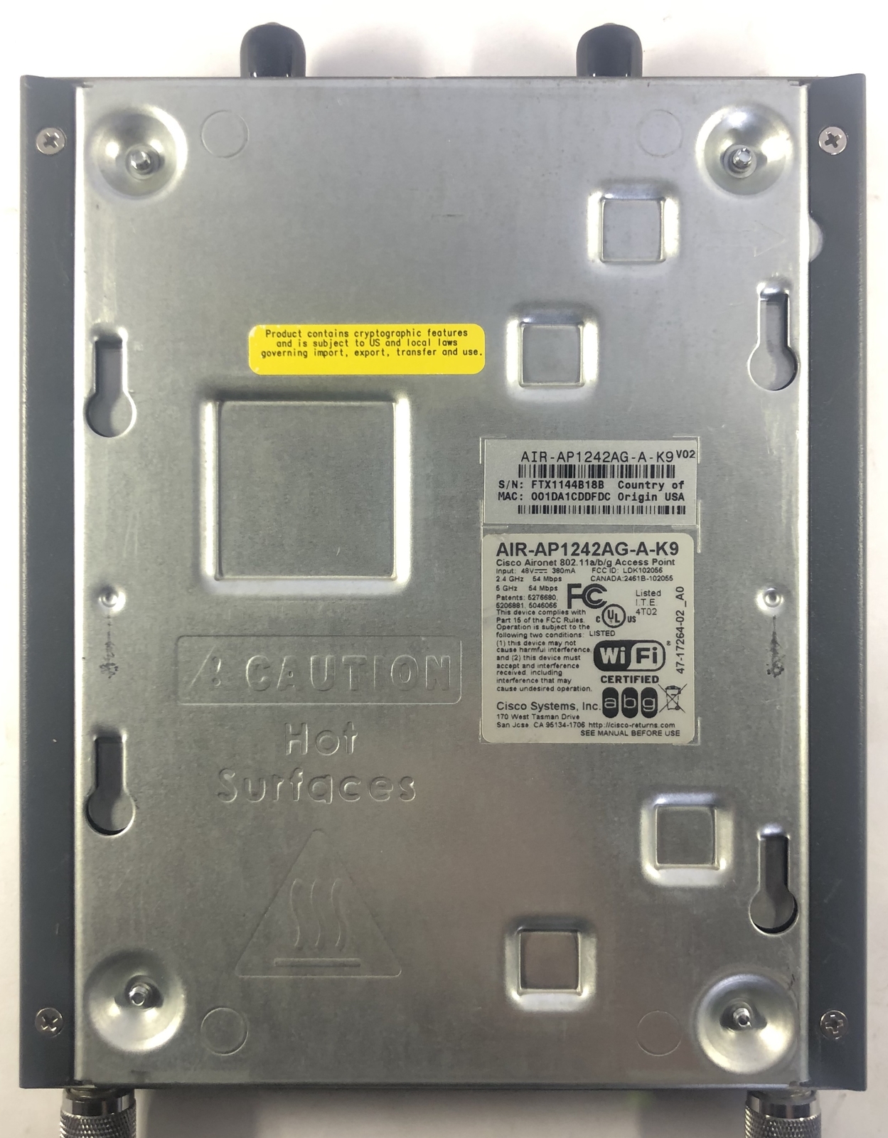 Cisco Aironet 1240AG Series Wireless Access Point- AIR-AP1242AG-A-K9 | eBay