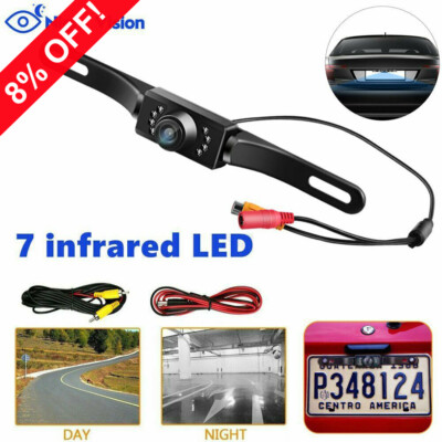 HD Car Rear View Backup Camera License Plate Waterproof Night Vision ...