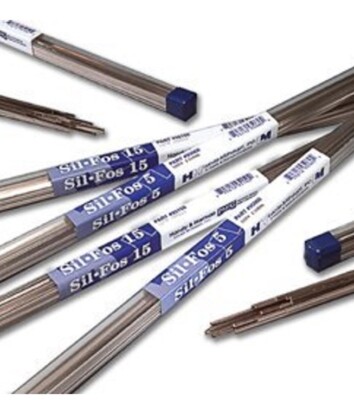 Lucas Milhaupt 15% Silver Brazing Rods Sil-Fos 15 ( 5 Rods) | eBay