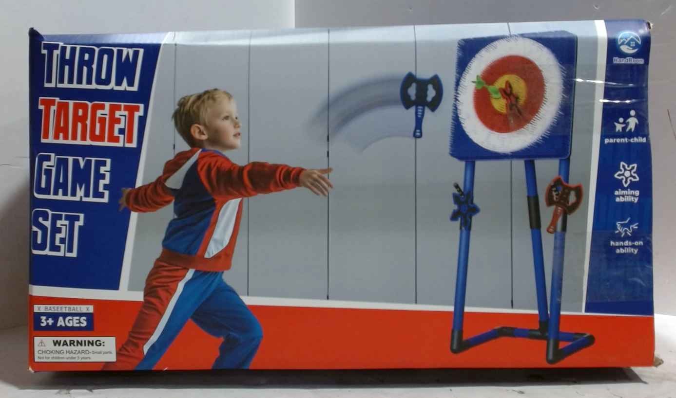 NEW Fincome East Point Axe Throw Target Game Set with Throwing Stars ...