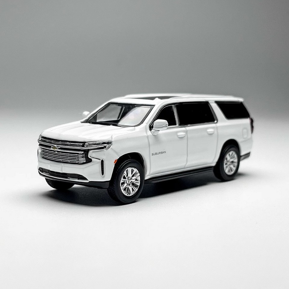 MASDI 1/64 Scale Chevrolet Suburban White Diecast Car Model Toy Gift | eBay