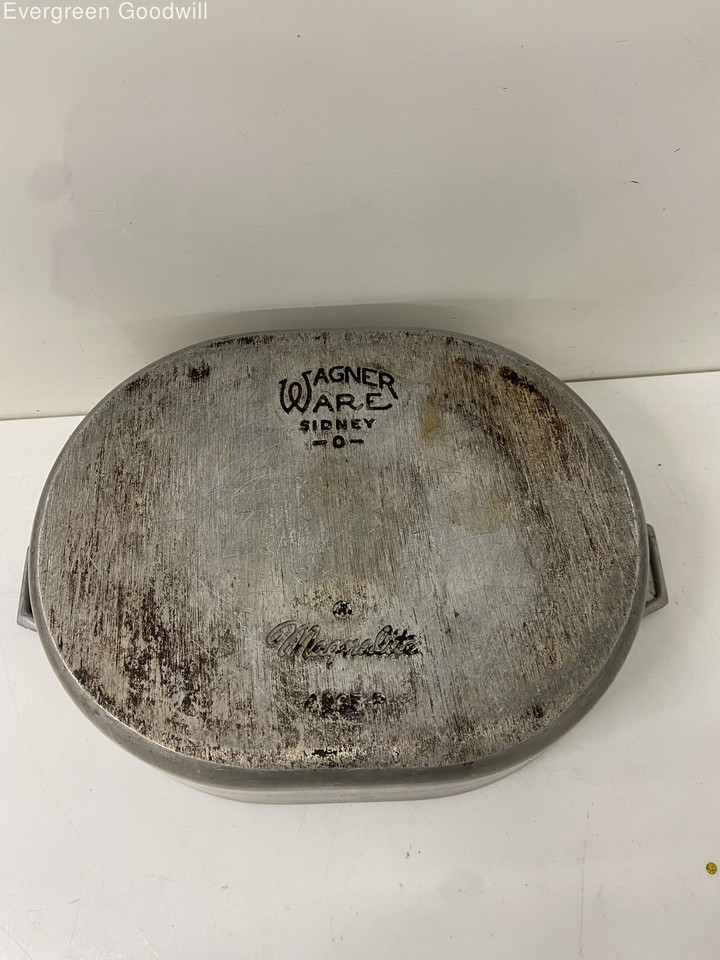 vintage Wagner Ware Magnalite oval roaster with a lid. 4265 P Pan W ...