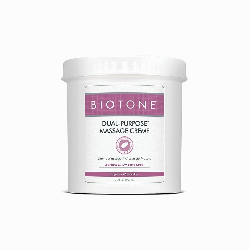 BIOTONE Dual-Purpose Massage Creme – Paraben Free - Arnica - Non Greasy ...