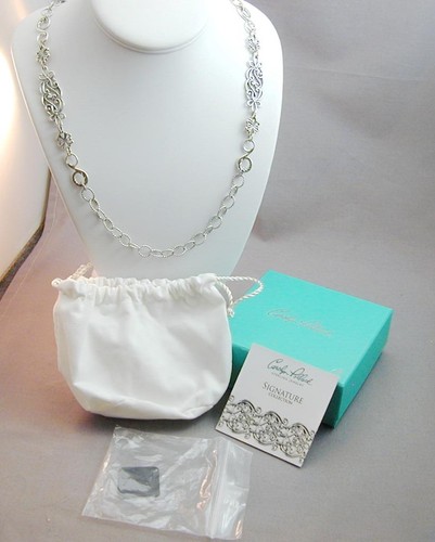 Carolyn Pollack Sterling Signature Collection Rope Twist Flower Link ...