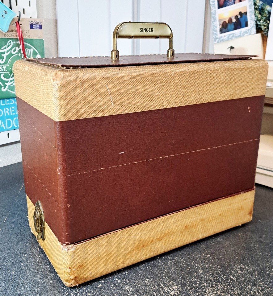 Vintage 1956 SINGER 99K Electric Sewing Machine w/Case, Excellent ...