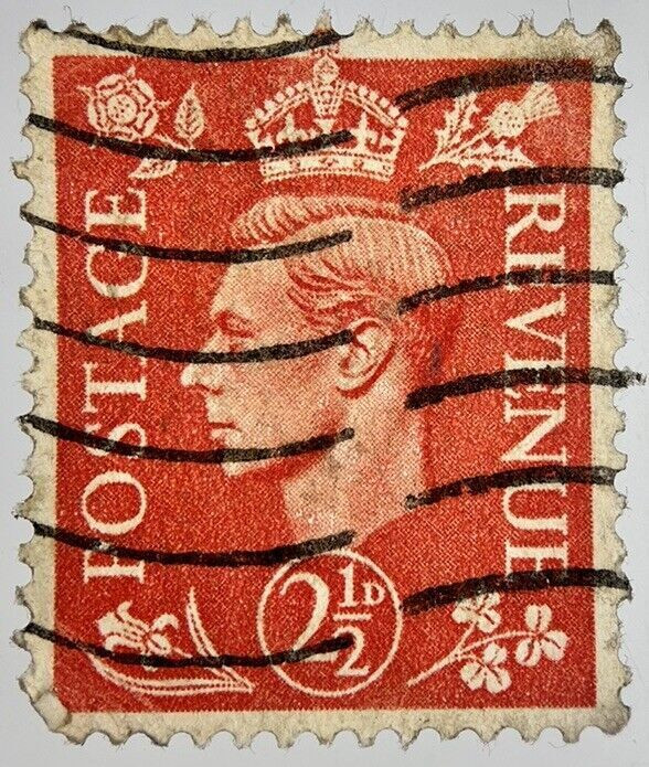 British George VI 2 Two-Half-Pence Penny 2d Stamp | Collectable Grade ...