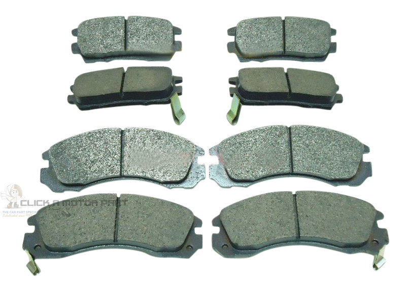 FRONT AND REAR BRAKE PADS FOR MITSUBISHI SHOGUN PAJERO 2.5 2.8 TD 3.0 ...
