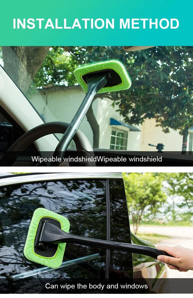 Car Window Cleaner Brush Kit Windshield Cleaning Wash Tool Inside ...