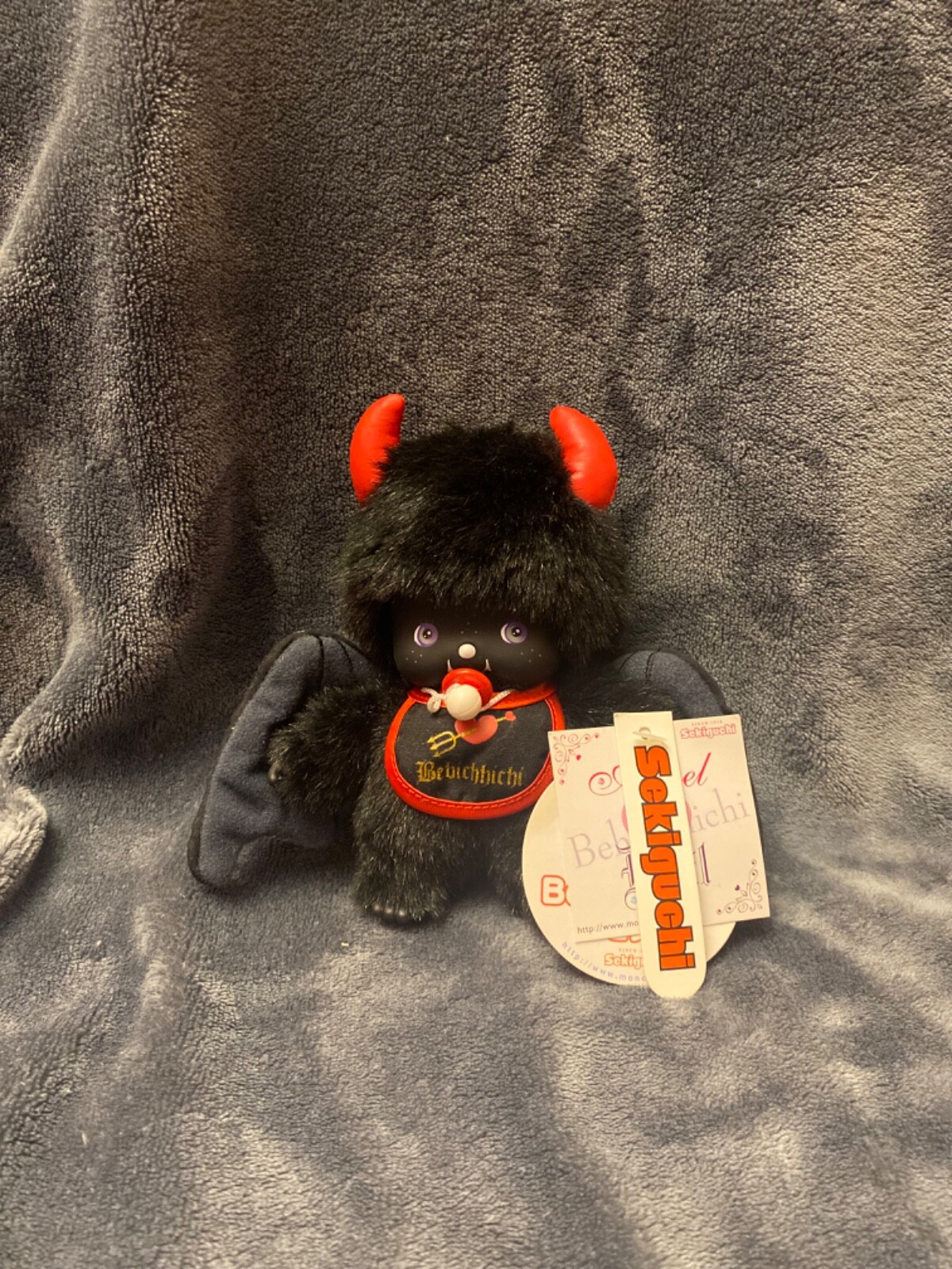 Limited Edition Bebichhichi Monchhichi Baby Devil Doll by Sekiguchi ...