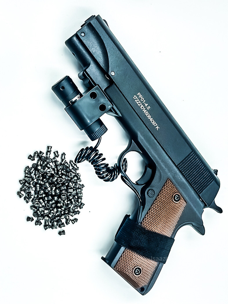 Air Pellet Gun 350-300+ FPS 4.5mm .177 Caliber Pistol Gun + Pellets ...