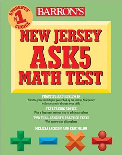Barrons New Jersey ASK 5 Math Test - Paperback By Jackson, M - GOOD ...