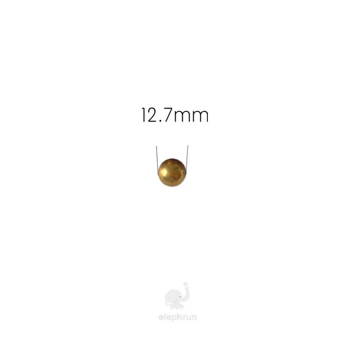 1/2'' (12.7mm) 10pcs Brass (H62) Solid Balls Loose Bearing Ball High ...