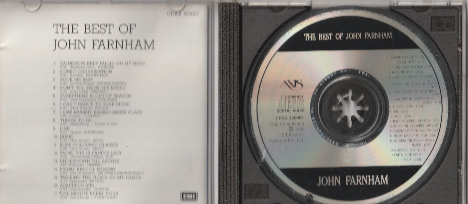 JOHN FARNHAM - THE BEST OF JOHN FARNHAM - 1984 - CD | eBay