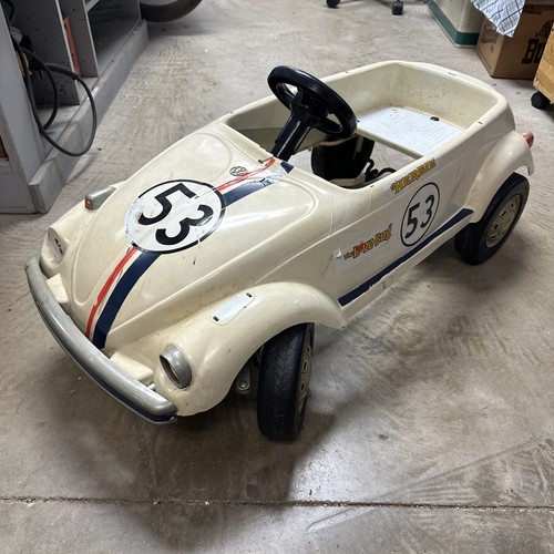 Herbie Love Bug - Plastic & Steel Child's Volkswagen Pedal Car -Parts ...
