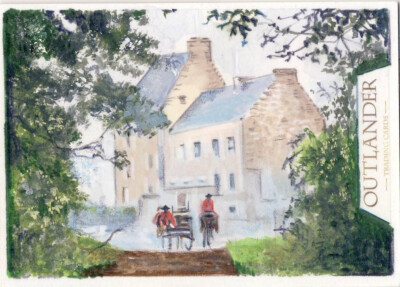 2019 Outlander Season 3 Sketch Card Dye Midhope Lallybroch Castle | eBay