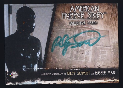 2014 American Horror Story Auto Autograph Green Ink Riley Schmidt as ...