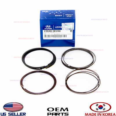 GENUINE Piston Ring Set OEM Tucson Elantra GT Soul Forte 2.0L See ...