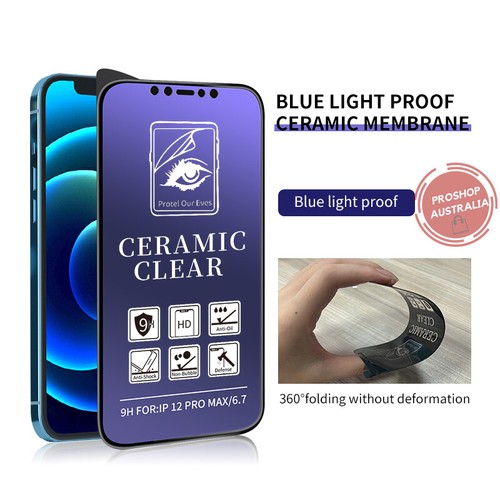 iPhone 14 Plus XS MAX 13 PRO MAX 12 PRO Anti Blue Screen Protector for ...