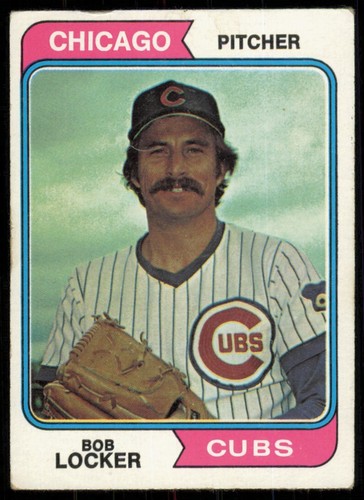 1974 TOPPS BOB LOCKER CHICAGO CUBS #62 VG+ - WRINKLE | eBay
