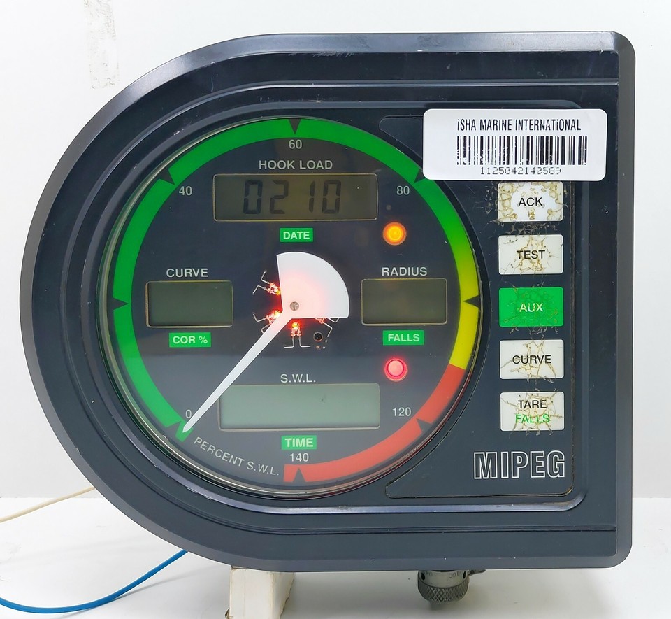 MIPEG Safe Load Indicator 2000 Crane Monitoring SLI Display System ...