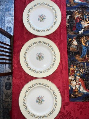Wedgwood Sandringham Blue W3509 Dinner Plates Set Of 3 | eBay
