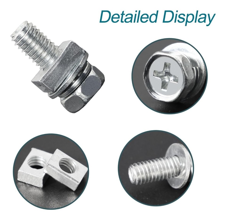Motorcycle Battery Bolts And Nuts Kit M6x16MM Carbon Steel Terminal 12 ...