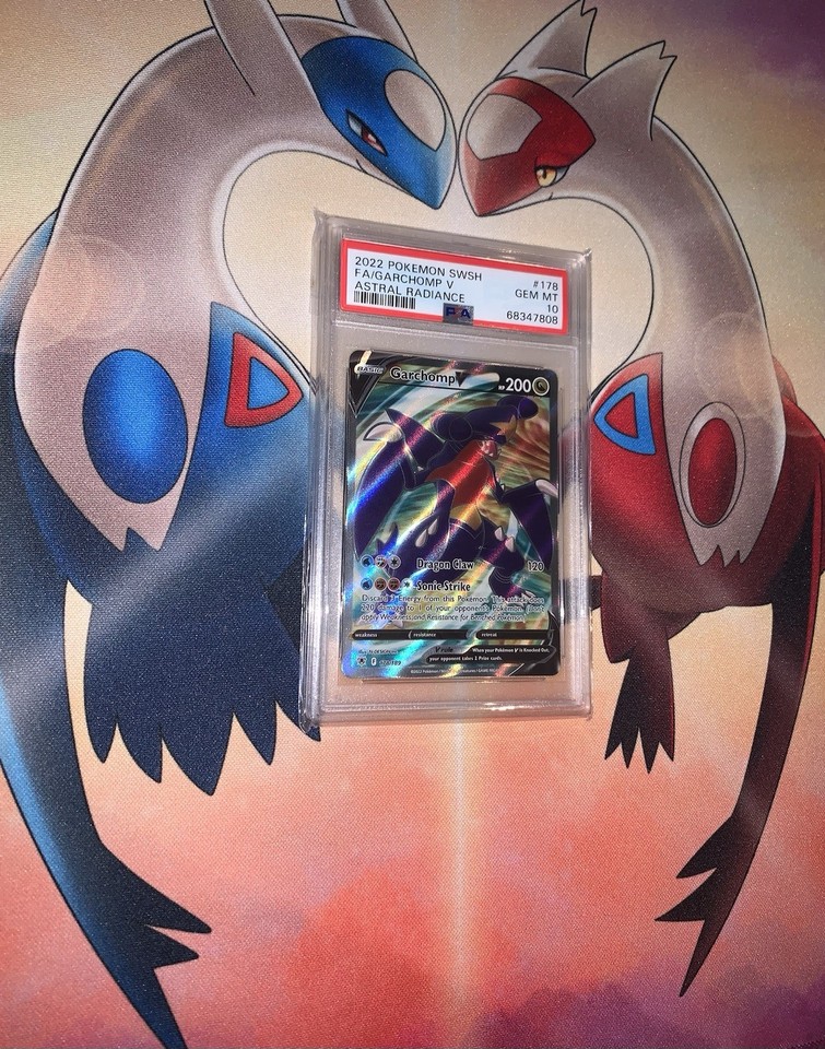 Pokémon SWSH Astral Radiance Garchomp V Full Art 178/189 PSA 10 | eBay