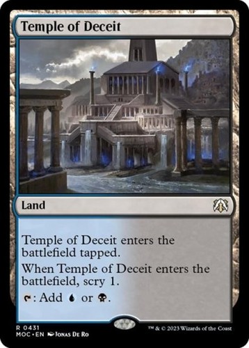 Temple of Deceit - Light Play MTG Commander: March of the Machine | eBay