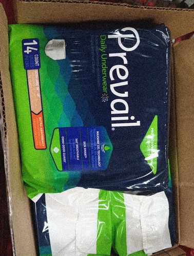 Case Of 4,, 56 Total, Prevail Extra Absorbency Underwear, Extra Large ...