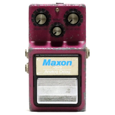 Maxon AD-9 Analog Delay (Black Label) Made in Japan Guitar Effect Pedal | eBay