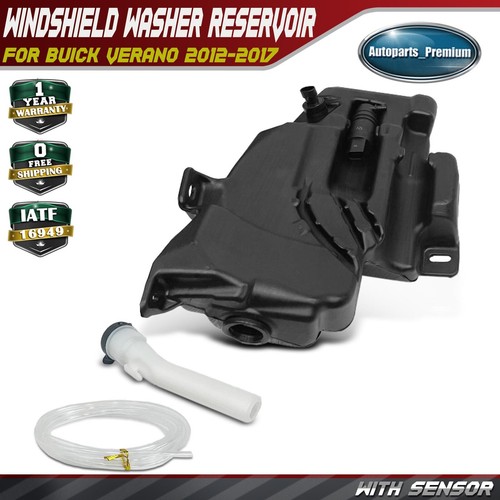 Windshield Washer Reservoir w/ Cap & Pump for Buick Verano 2012 2013 ...