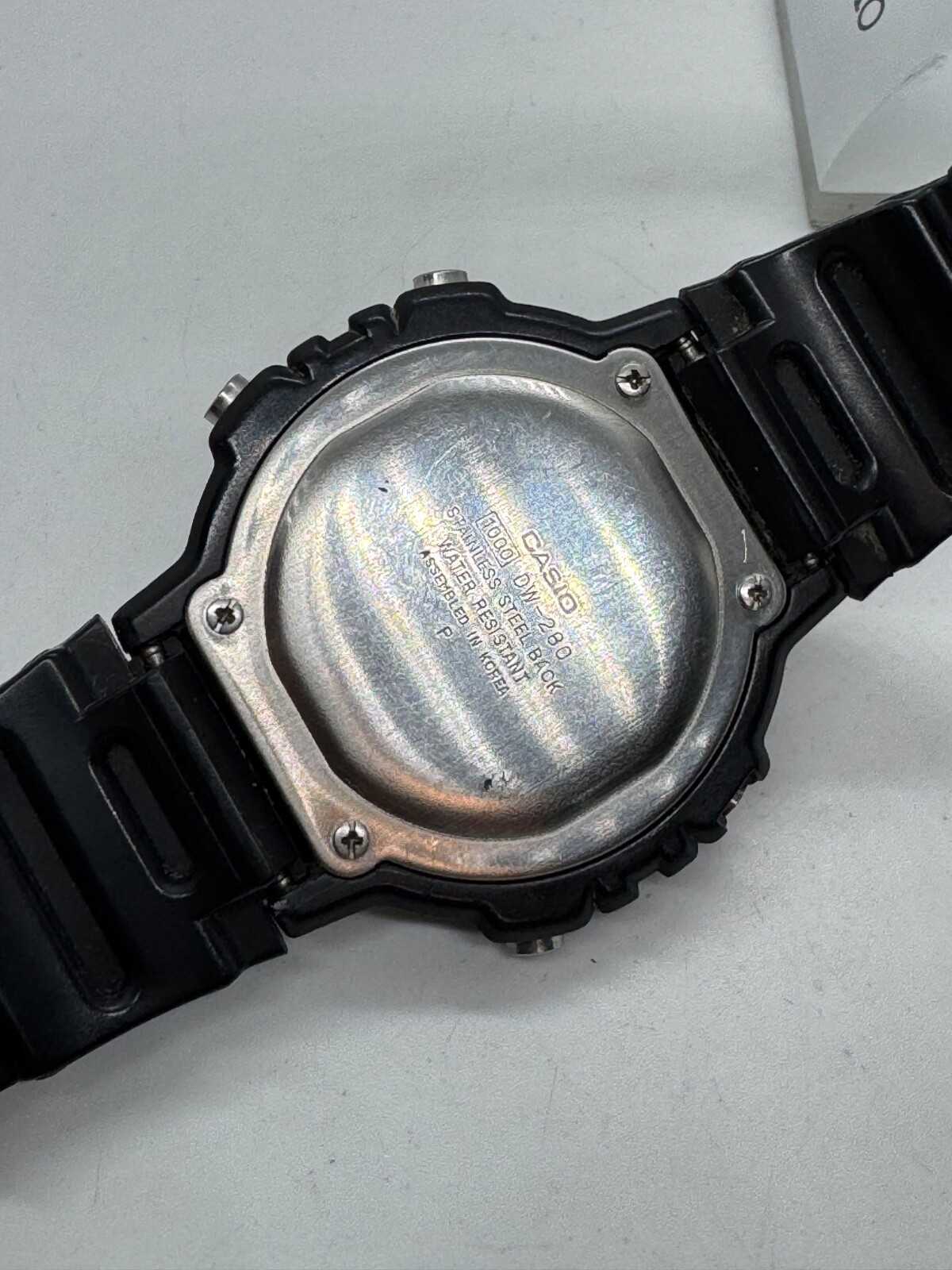 Vintage Casio DW-280 Lithium Module 1000 Alarm Chrono Wrist Watch Japan ...