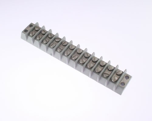 38TB12 Kulka 12-Position Double Row Terminal Barrier Block Board Closed ...
