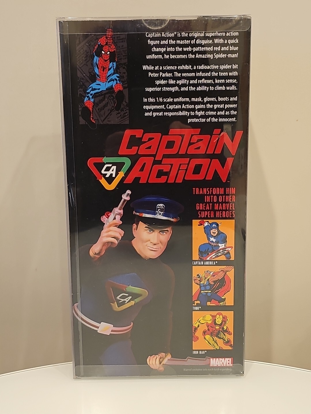 SPIDER-MAN Round 2 CAPTAIN ACTION Uniform & Equipment Set 2011 Marvel ...