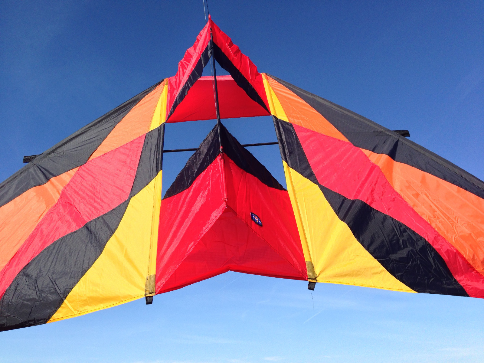 Delta Conyne Kite Rocky Mountain RipStop Nylon + Reel + Line + Swivel ...