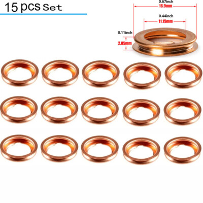 For Nissan Infiniti 15 PCS New Oil Drian Plug Washer Gaskets 11026 ...