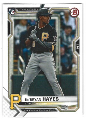 KE'BRYAN HAYES 2021 BOWMAN ROOKIE PIRATES G1 | eBay