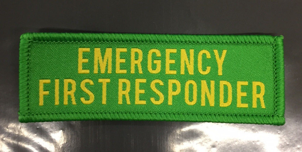 FIRST AID / FIRST RESPONDER WOVEN PATCHES / VARIATIONS / UNIFORM BADGES ...
