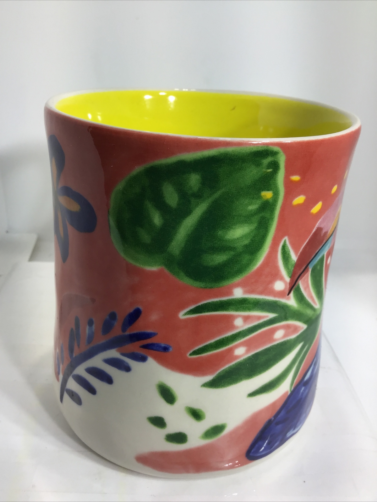 TROPICAL HABITAT COFFEE MUG. TROPICAL GARDEN MUG. Art Deco Mug. B189 | eBay