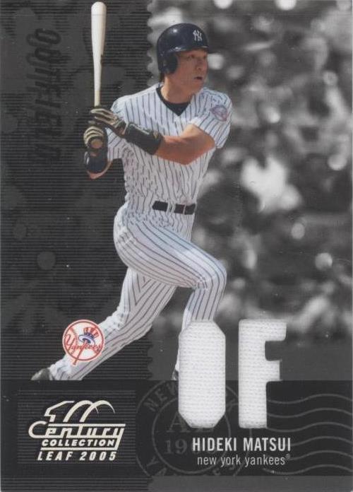 2005 Leaf Century Collection - Hideki Matsui #55 Materials Die-Cut ...