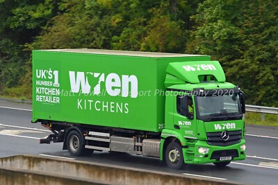 Truck Photo 12x8 - Mercedes Benz Antos - Wren Kitchens - WX69 ZDT | eBay UK