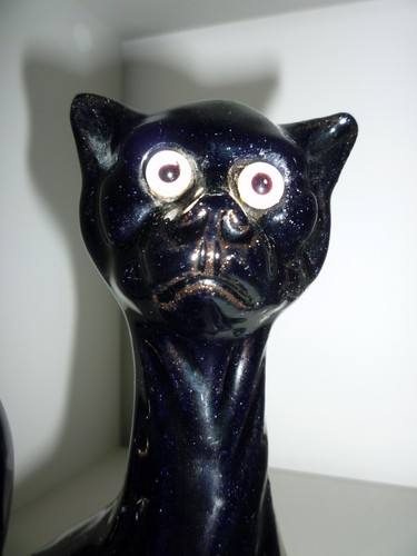 RARE ALLER VALE WATCOMBE POTTERY TORQUAY GROTESQUE CAT FIGURINE | eBay UK