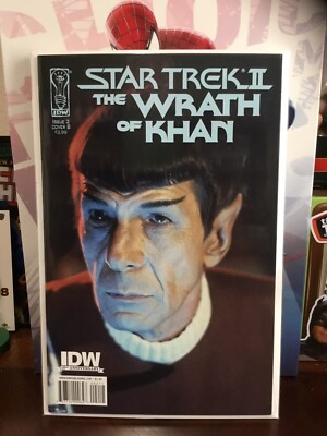 Star Trek: The Wrath of Khan #2B VF Minus IDW Leonard Nimoy Photo Cover ...