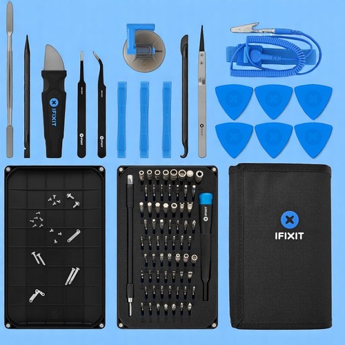 Phone Repair Kit iFixit Pro Tech Toolkit Electronics 64 Screwdriver ...