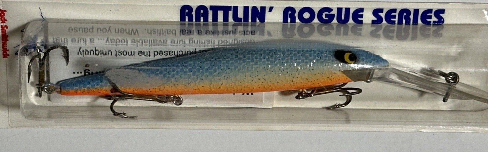 Vintage Smithwick Deep Rattlin' Rogue G- Fin Back Orange Belly | eBay