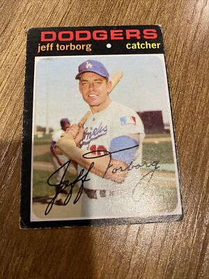 1971 Topps #314 Jeff Torborg Los Angeles Dodgers Baseball Card A22 | eBay