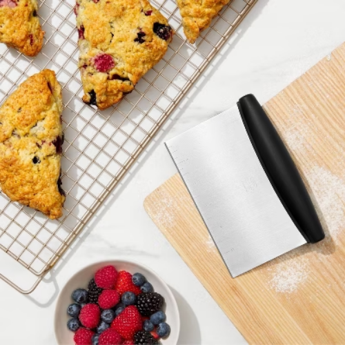 OXO Stainless Steel Multi-Purpose Scraper and Chopper Black | eBay